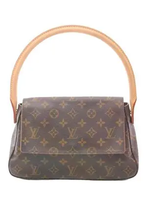 LOUIS VUITTON 2004 Mini Looping Handbag - Brown