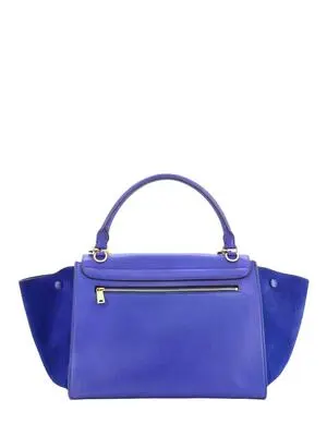 Celine Trapeze Satchel - Blue