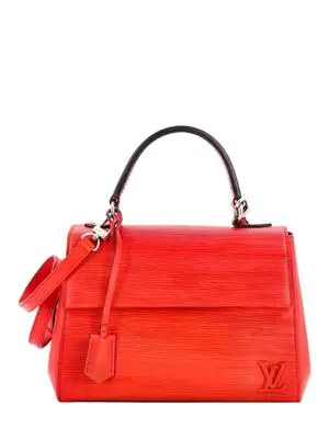 LOUIS VUITTON Cluny Top Handle Bb Satchel - Red