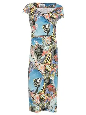 VIVIENNE WESTWOOD Ginnie Midi Dress - Blue