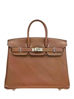 HERMÈS Hermès Birkin 25 Togo Palladium-Hardware Tote Bag