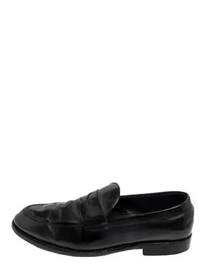 TOD'S Vintage Leather Loafers - Black