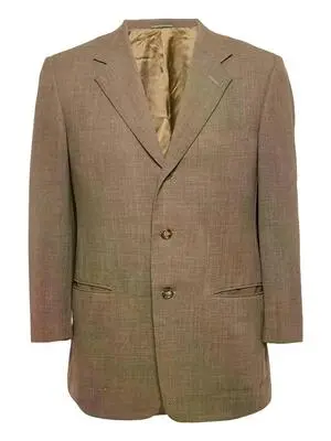 Ermenegildo Zegna Buttoned Wool Blazer - Brown
