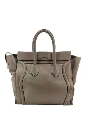 CELINE Luggage Bag Grainy Leather Mini Tote