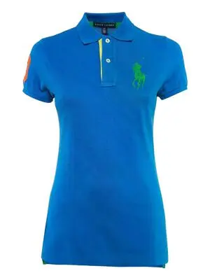 Polo Ralph Lauren Logo-embroidered Polo Shirt - Blue