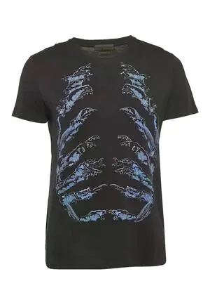 Alexander McQueen Graphic-print Cotton T-shirt - Black