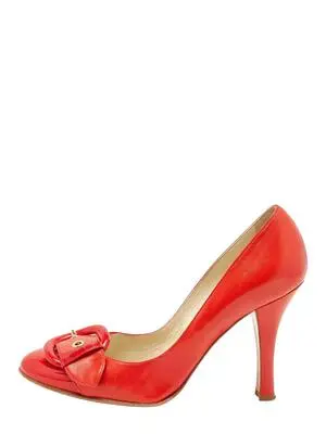 Casadei 100mm Buckle-detail Stiletto Pumps - Red