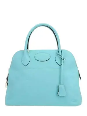 Hermès 2015 Bolide 31 Leather Tote Bag - Blue