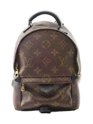 LOUIS VUITTON 2016 Mini Palm Springs Monogram Backpack - Black