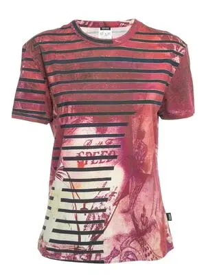 Versace Graphic-print T-shirt - Pink
