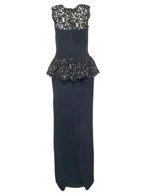 Tadashi Shoji Lace-embellished Dress - Blue