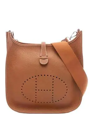 Hermès Evelyn 3 Pm Taurillon Clemence Leather Shoulder Bag - Brown