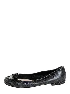 Prada Bow-detailed Ballet Flats - Black