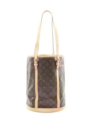 LOUIS VUITTON 2004 Monogram Gm Bucket Bag - Brown