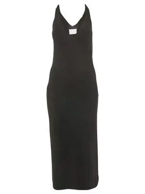 DION LEE V-neck Midi Dress - Black