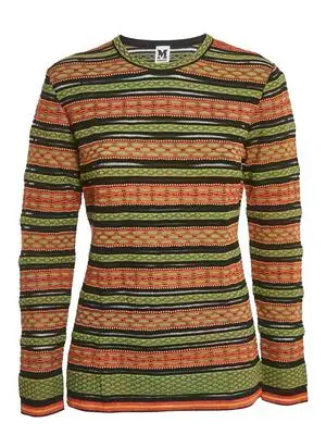 Missoni Patterned Jacquard Jumper - Green