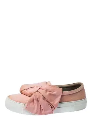 Joshua Sanders Bow Canvas Sneakers - Pink