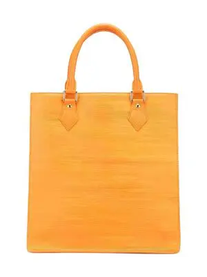 LOUIS VUITTON Louis Vuitton 2004 Epi Sac Plat PM Tote Bag Orange