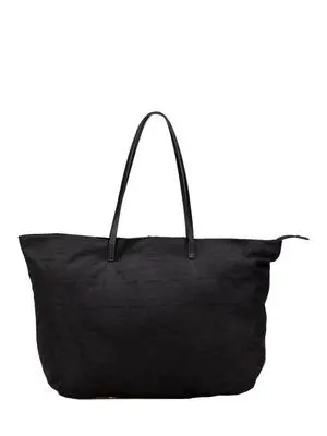 Fendi 2000-2010 Zucca Canvas Tote Bag - Black