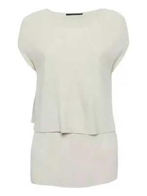 Max Mara Layered Top - Neutrals