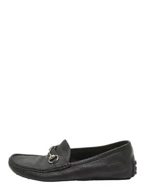 Gucci Leather Loafers - Black