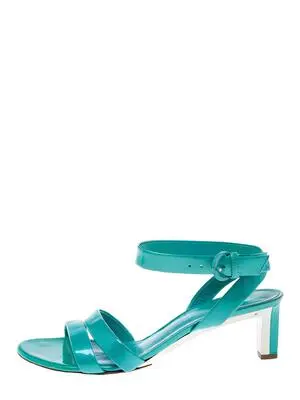 Casadei 50mm Cross-strap Leather Sandals - Green