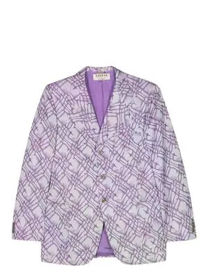 A.N.G.E.L.O. VINTAGE CULT 1960s Single-breasted Blazer - Purple