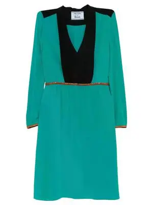 Prada V-neck Dress - Green