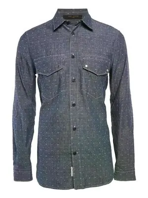 LOUIS VUITTON Dobby Denim Shirt - Blue