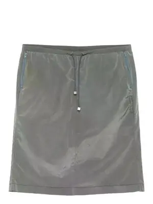 VERSACE 2000s Drawstring Mini Skirt