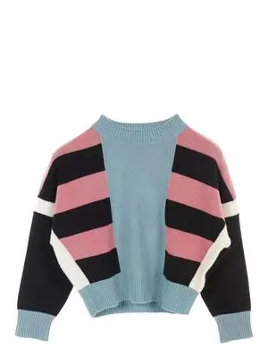 Hermès 2010s Lettres Equestres Cashmere Sweater - Blue