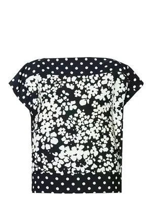 Carolina Herrera Floral-print Blouse - Blue