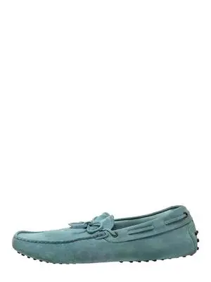 TOD'S Suede Boat Shoes - Blue