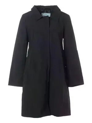 Prada 2015 Long-sleeve Single-breasted Coat - Blue