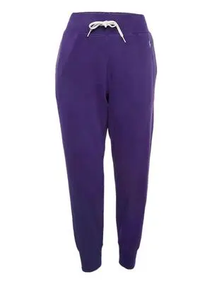 Polo Ralph Lauren Vintage Knitted Cotton Track Pants - Purple