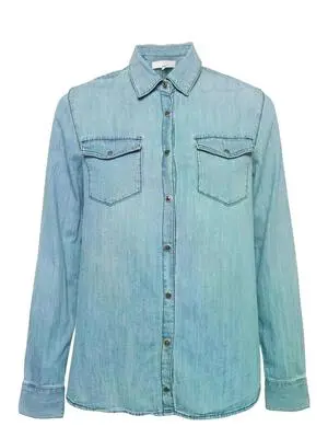 ELISABETTA FRANCHI Pocket Denim Shirt