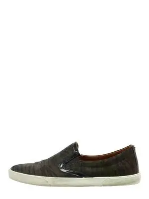 JIMMY CHOO Leather Slip-on Sneakers - Brown
