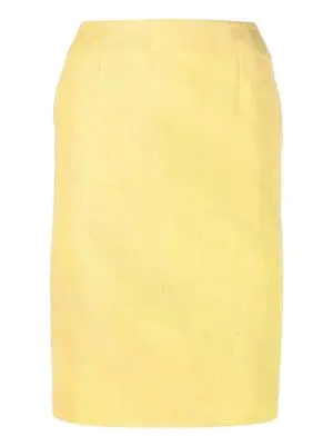 DIOR Christian Dior High-Waist Pencil Skirt