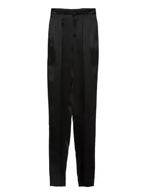 Gucci 2010s Silk Trousers - Black
