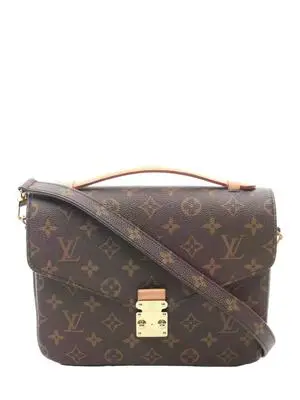 LOUIS VUITTON Pochette Métis Mm Monogram Handbag - Brown