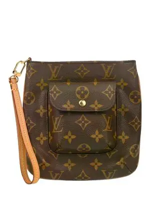 LOUIS VUITTON Monogram Partition Pouch - Brown