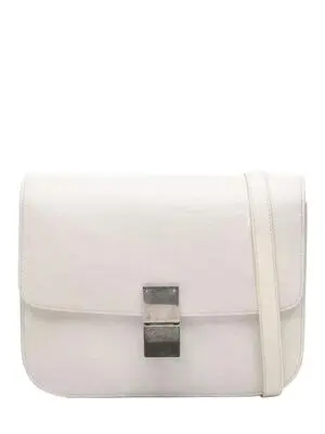 Celine Classic Box Crossbody Bag - White