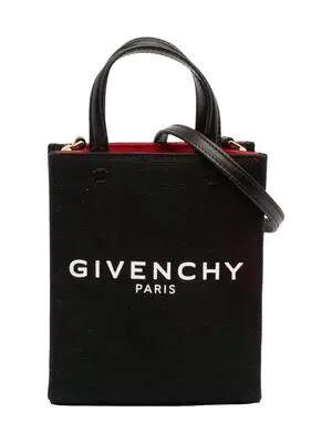 Givenchy 2010-2025 Mini Canvas G Tote Satchel - Black