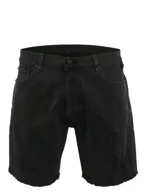 Zadig&Voltaire Raw-edge Denim Shorts - Black