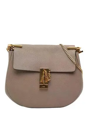 Chloé Pre-owned Small Leather Drew Crossbody Bag - Brown