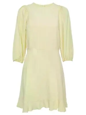 Valentino Garavani Ruffle-detailing Midi Dress - Yellow