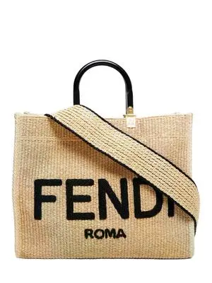 Fendi 2020 Sunshine Tote Bag - Neutrals