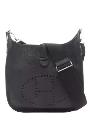 Hermès Evelyne 3 Troyes Pm Shoulder Bag - Black