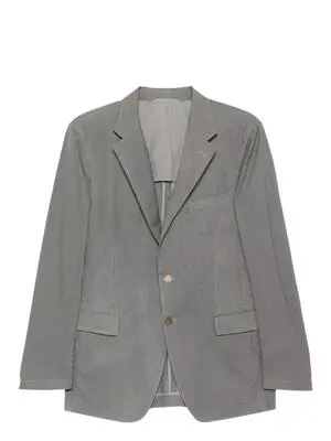 Prada 2000s Striped Blazer - Grey
