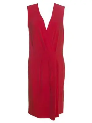 JOSEPH 2024 Draped Wrap Dress - Red